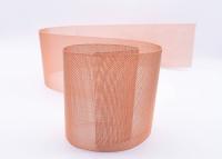 China Non Magnetic Copper Mesh Shielding 0.914m Cloth Wide For Filtering Electron Beam for sale