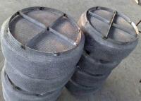 China Durable Knitted SS Wire Mesh Grey Metal Color 50-1000m Roll Length For Demister Pad for sale