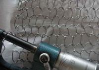 China Durable Knitted SS Wire Mesh Grey Metal Color 50-1000m Roll Length For Demister Pad for sale