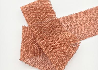 China Wear Resistance Copper Wire Mesh Screen 10cm Width 0.05-1.8mm Diameter for sale