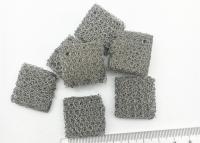 China Circle Type knitted stainless steel mesh , metal mesh cloth Anti corrission for sale