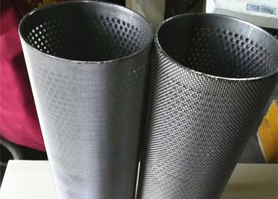 China 50 Micron Sintered Wire Mesh , Heat Resistant Netting High Strength Filter Tube for sale