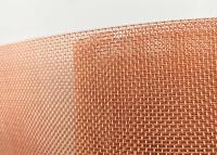 China Red Copper Mesh Cloth , Copper Wire Screen 200 250 Mesh For Shielding Industry for sale