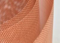 China Red Copper Mesh Cloth , Copper Wire Screen 200 250 Mesh For Shielding Industry for sale