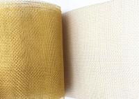 China Yellow Brass Wire Mesh Screen , Copper Woven Fabric With Square Hole Shape for sale