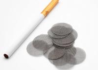 China 0.1mm Wire Mesh Filter Element For Electric Cigarette Smoking Filter Screen for sale