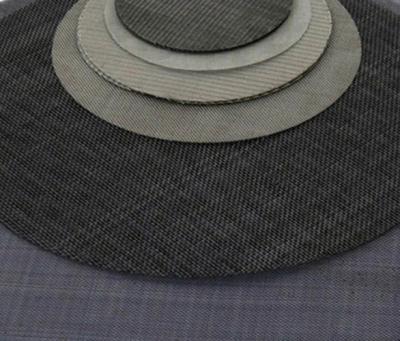 China Plain Weave Wire Mesh Discs , Stainless Steel Wire Cloth Discs Plastic Extruder for sale