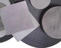 China Plain Weave Wire Mesh Discs , Stainless Steel Wire Cloth Discs Plastic Extruder for sale