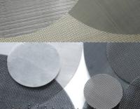 China Plain Weave Wire Mesh Discs , Stainless Steel Wire Cloth Discs Plastic Extruder for sale