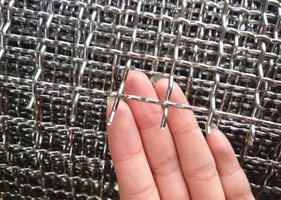 China Strong Structure Wire Net Mesh , Crimped Wire Mesh Coarse 2 12 18 20 Mesh For Mine for sale