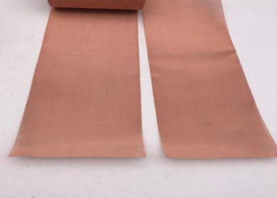 China OEM Copper Wire Cloth , Pure Copper Mesh Easily Soldered 200 Mesh Non Magnetism for sale