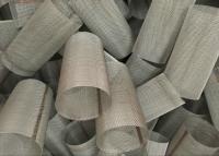 China 0.025 - 2.5 Mm Wire Mesh Filter Element Cylinder Alloy Mesh For Water Filter for sale