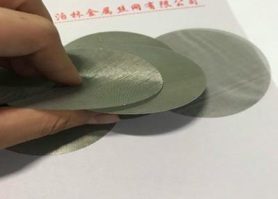 China Plain Twill Wire Mesh Filter Discs Stainless Steel Wire Mesh High Tensile Force for sale