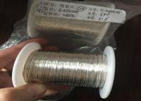 China Woven Silver Mesh Fabric , Silver Wire Mesh Woven Heat Transfer Conductivity for sale