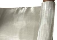 China Pure Silver Mesh Screen 20mm-1500mm Width Twill Weave Pattern For Electronic Industry for sale