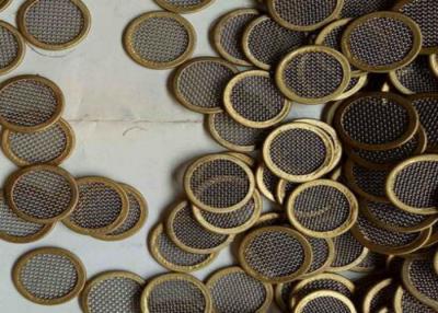 China Aluminum Edge Rimmed Wire Mesh Filter Element Long Using Life Anti High Temperture for sale