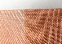 China Non - Magnetic Woven Copper Mesh , Copper Wire Netting 2-250 Mesh ISO Certificated for sale