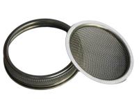 China 100 Food Grade Wire Mesh Filter Element For Wide Mouth Mason Jar Lid Kit for sale