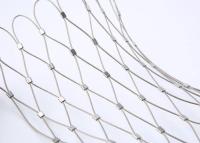 China Ferrule Type Stainless Steel Wire Rope Mesh For Aviary Zoo Enclosure for sale