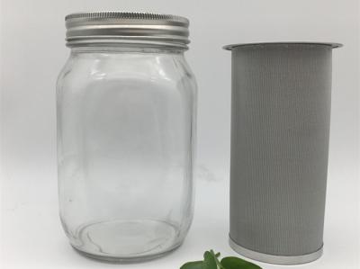 China 150 Micron Wire Mesh Filter Element For Stainless Steel Cold Brew Coffee Filter for sale
