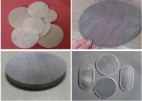 China Wire Mesh Filter Disc And Packs , Stainless Steel Nickel Material Discs Filters for sale