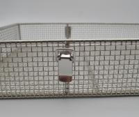 China 310S Stainless Steel Wire Mesh Medical Disinfect Basket Round / Square Shape for sale