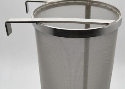 China 300 400 Micron Stainless Steel Hop Spider Hop Filter Basket Tube Shape for sale