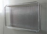 China 304 316 316L Stainless Steel Wire Mesh Basket For Drying Herbs Silver / Gold Color for sale