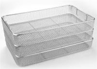 China 304 316 316L Stainless Steel Wire Mesh Basket For Drying Herbs Silver / Gold Color for sale