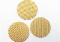 China 0.75 Inch Round Smoking Pipe Tobacco Filter Screen Woven Wire Mesh for sale