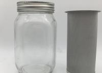 China 32oz Mason Jar Cold Brew Coffee Maker And Iced Tea Maker Filter Stainless Steel Mesh Filter Tube for sale