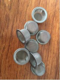 China Reusable 60 Mesh Brass Stainless Steel Wire Cloth Titanium Crystal Bowel 0.15mm Wire Dia for sale