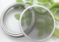 China 82mm / 86mm 304 Stainless Steel Sprouting Jar Strainer Lid For Growing Organic Spouts for sale