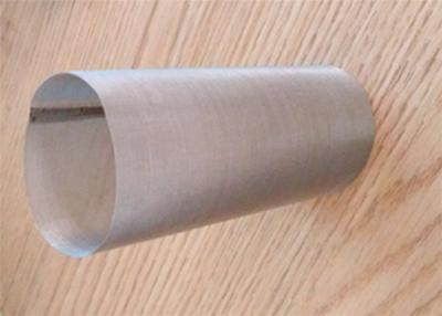 China Silver Stainless Steel Woven Wire Mesh Screen Water Filter Tube Crimped Wire Mesh for sale