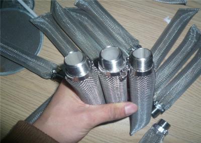 China Stainless Steel 6'' Wire Mesh Filter Element Boil Screen 25.4mm Diameter for sale