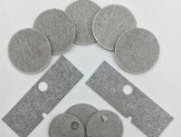 China 70 Micron Fecral Sintered Metal Fiber Felt Heat Resistance Round / Square Shape for sale