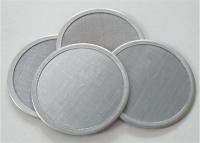 China 25 50 100 micron stainless steel wire mesh water oil filter disc for sale
