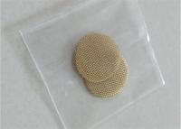 China 3/4 Inch Diameter Wire Mesh Filter Element Brass Mesh Smoking Pipe Screen for sale