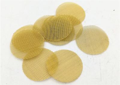 China 19 20mm Diameter Round Brass Metal Mesh Screen For Smoking Pipe Filter for sale