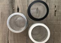 China 304 SS Wire Mesh Filter Element Sprouting Lid Strainer For Wide Mouth Mason Jar for sale