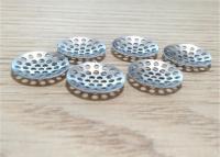 China 12 15mm Etched Concave Smoking Pipe Filter Screen Heat Resistant Woven Technique for sale