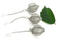 China Silver Wire Mesh Filter Screen Stainless Steel Tea Filter Mesh Tea Ball Infuser Strainer For Tea Pot for sale