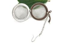 China Silver Wire Mesh Filter Screen Stainless Steel Tea Filter Mesh Tea Ball Infuser Strainer For Tea Pot for sale