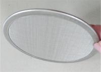 China Rimmed 304 Stainless Steel Wire Cloth 65mm Diameter For Filtration for sale