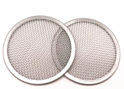 China Rimmed 304 Stainless Steel Wire Cloth 65mm Diameter For Filtration for sale