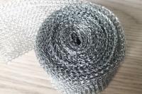 China 1 / 2 Strands 0.08mm Stainless Steel Knitted Wire Mesh For Tools ISO SGS Listed for sale