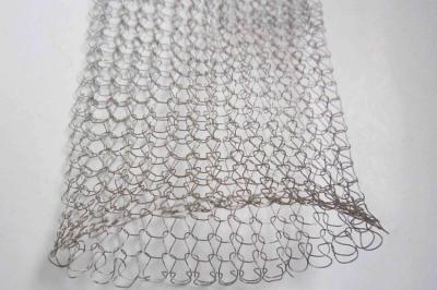 China 1 / 2 Strands 0.08mm Stainless Steel Knitted Wire Mesh For Tools ISO SGS Listed for sale