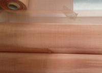 China 150 200 Mesh Copper Wire Mesh / Industrial Filter Screen Mesh Wear Resistance for sale