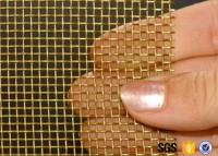 China 100 200 300 Brass Wire Mesh Filter Screen , Wire Net Mesh SGS ISO MTC Passed for sale