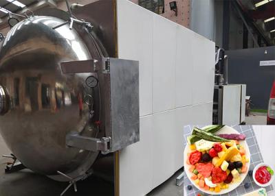 China OEM ODM Food Vacuum Freeze Dryer PLC Control 500kg/Batch for sale